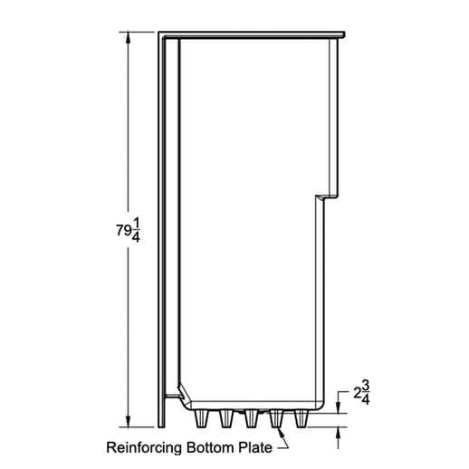 Single-Piece Residential Shower